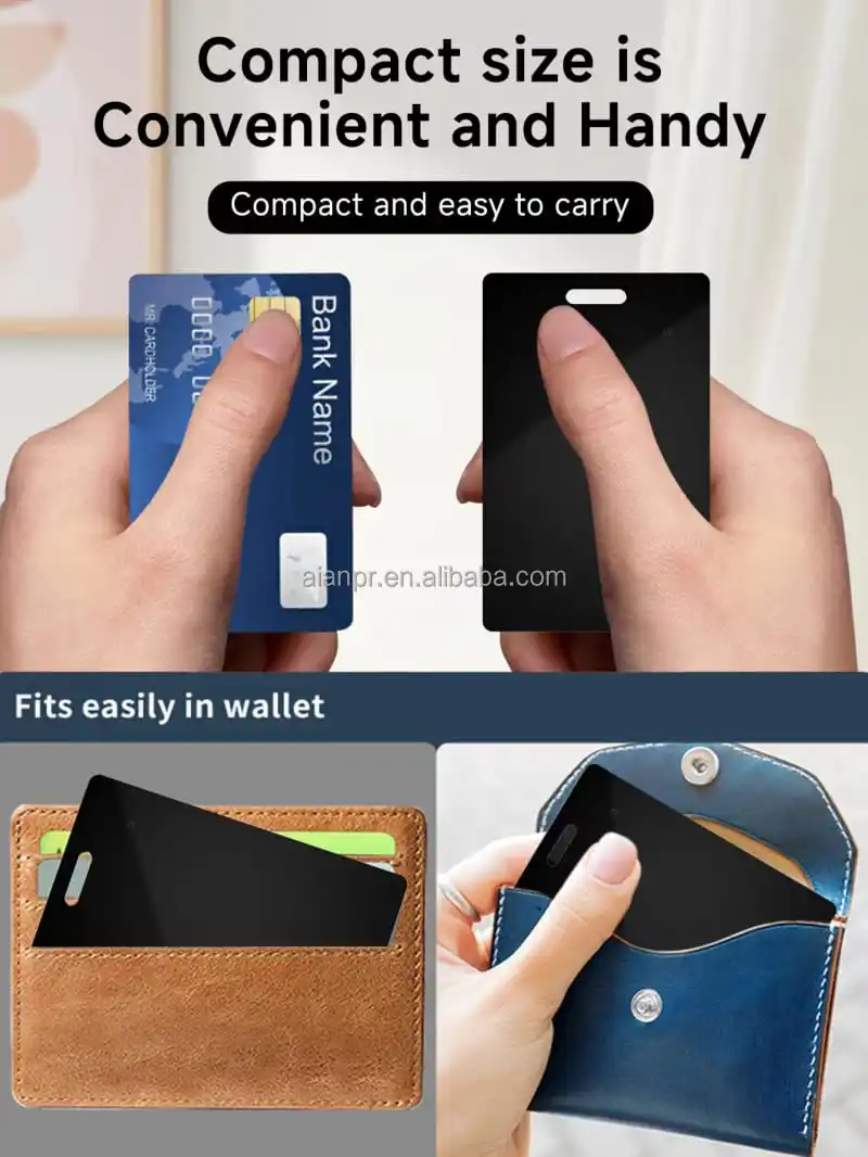 Ultra Thin Card Find My Credit Card Finder Gps Item Locator Slim Tag ...