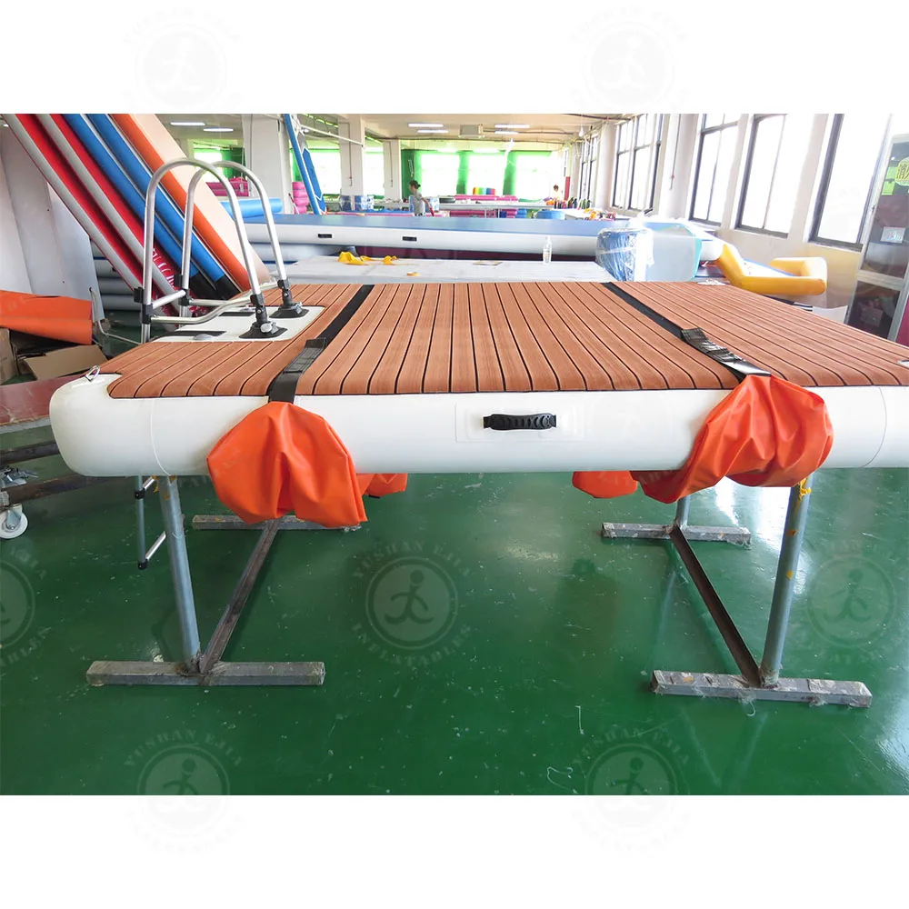 Floating Yacht Boat Island DWF Material Outdoor Swimming Starting ...