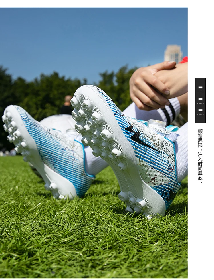 Diy Soccer Shoes For Kids Small Size 25-39 Air Football Shoes Fashion ...