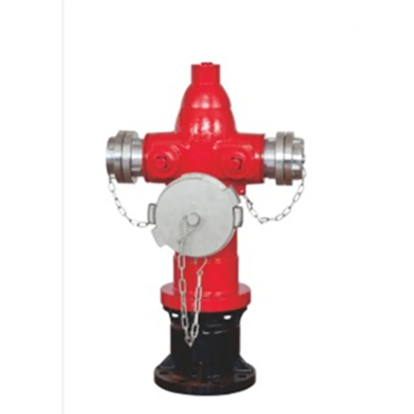 3 Way 4" Fire Hydrant Cap with Chains - Durable & Reliable