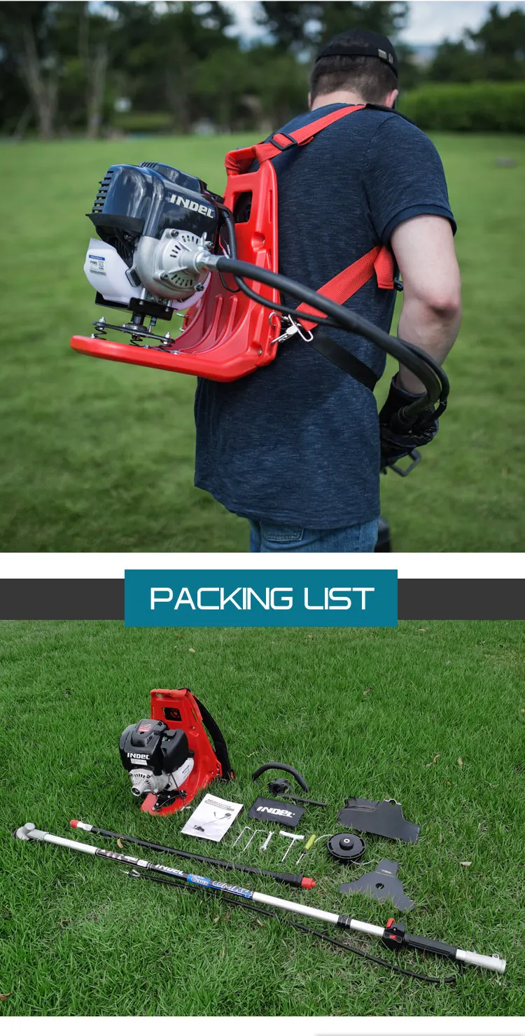 Backpack Weed Trimmer 37.7cc 4-Stroke Petrol Tool for Efficient Garden ...