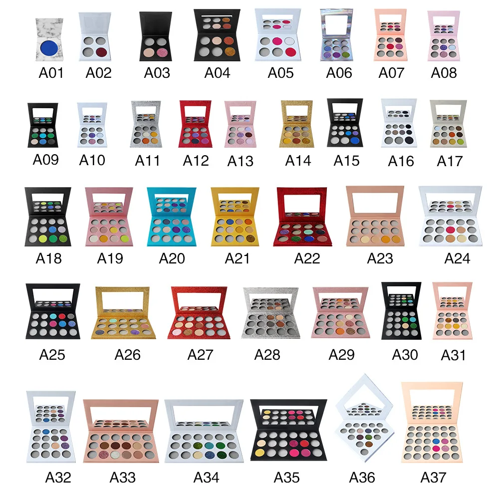 Big Eye Shadow Palette 30 Color High Pigment 26MM Round Eye Shadow ...