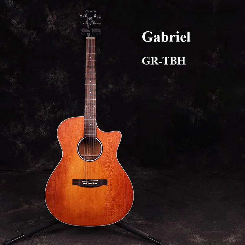 Gabriel Wholesaler Manufactured Gr-tbh Red Color Acoustic Guitar 41 ...