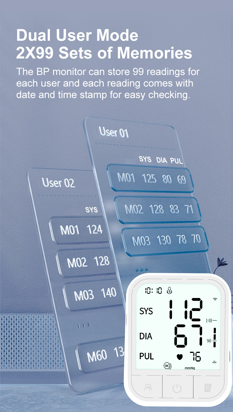 High-precision Digital BP Machine - Easy Blood Pressure Monitoring