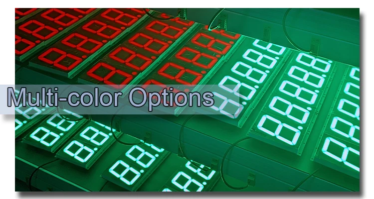 Modbus-RTU/ASCII Industrial LED Segment Display Double Faced LED Number ...