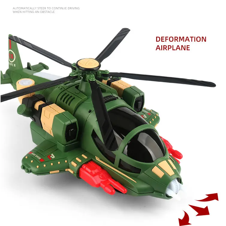 Electric Transformable Combat Aircraft Action Figure Toy Special ...