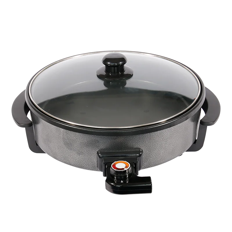 Electric Pizza Pan with Thermostat - Perfect for Home Cooking