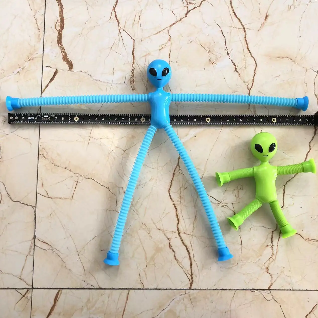 Soododo Changeable Saucer Man Design Pop Tube Toy Led Stress Relief ...