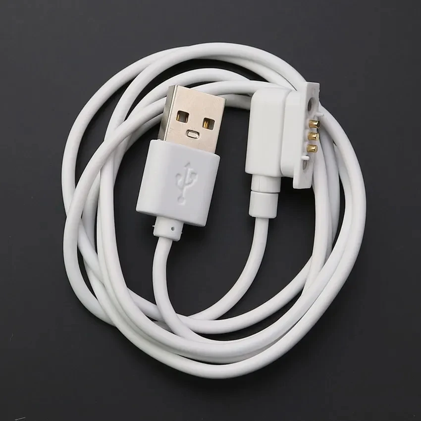 1 Set Magnet Pogo Pin Connector Usb Cable A Plug 1m 3 Pins 2.54 Mm ...