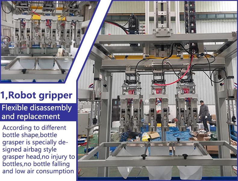 Automatic New Generation Robotic Case Packer for Food Packaging