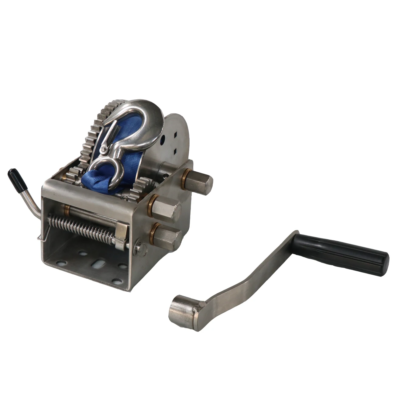 2000 LB Stainless Steel Boat Winch - Manual Hand Winch