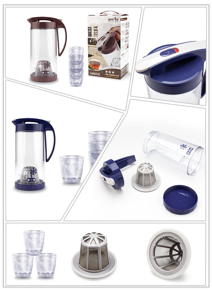 Wholesale Plastic Bpa Free Free Water Pots Kettles Water Filters Jug ...