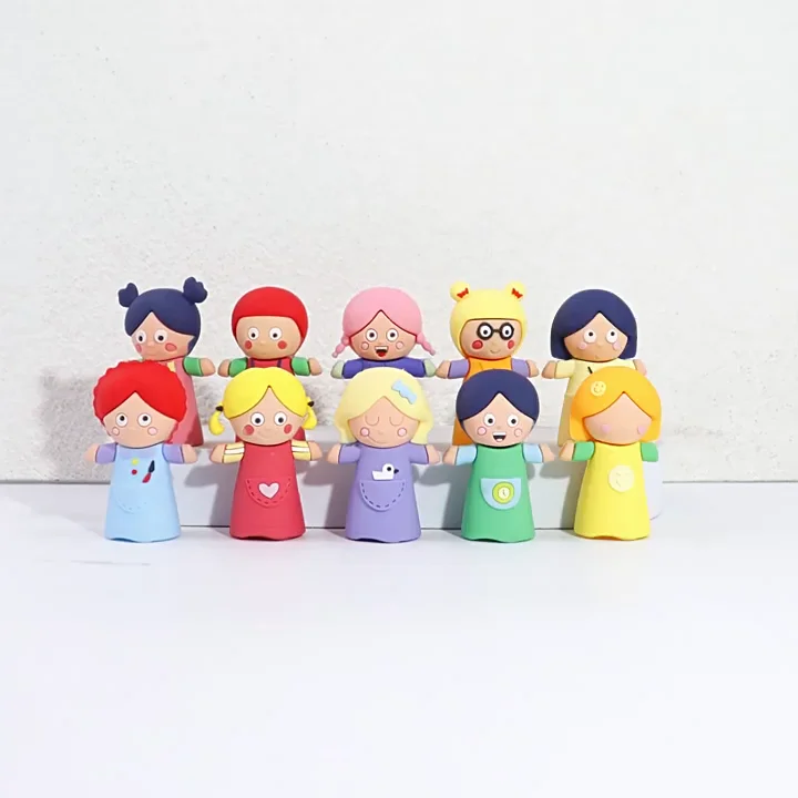 Custom Collectible Toys Pvc Articulated Movable Action Figure Set With ...