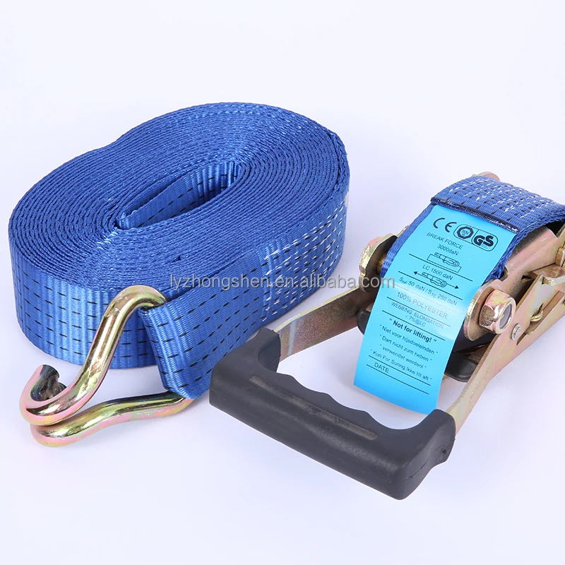 Heavy Duty Lockable Binding Transport Cargo Control Ratchet Straps Load ...