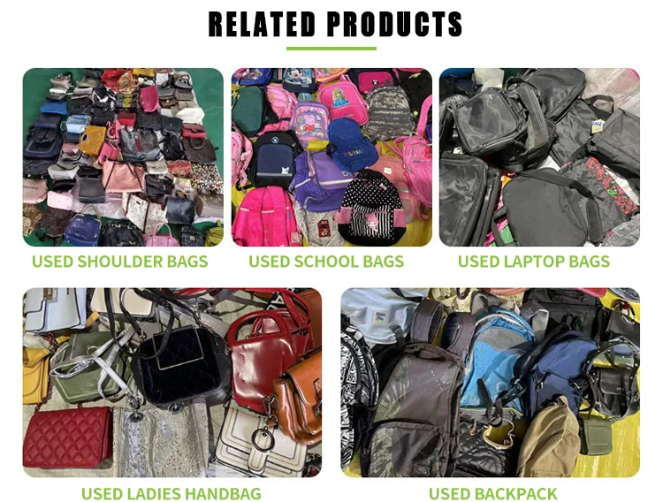 China Supplies Second Hand Mixed Backpack School Bags Mixed Bale 45 Kg ...
