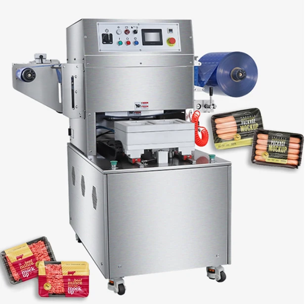 Plastic Salad Tray Vacuum Sealing Machine Fast Food for Plastic ...