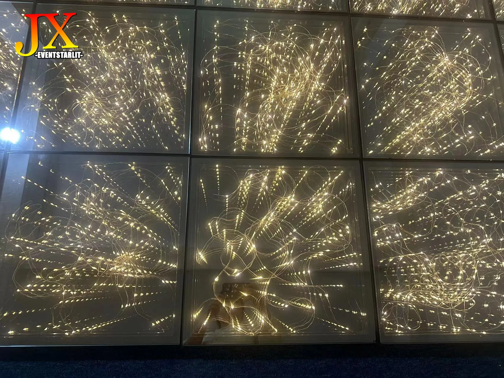 Hight Quality Led Light Stage Dance Floor 3d Tempered Glass Portable ...