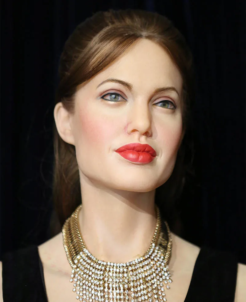 Angelina Julie Life Size Wax Figure - Celebrity Waxworks