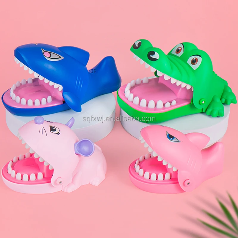 Novelties Shark Mouth Bite Finger Toy Educational Toys For Kids ...