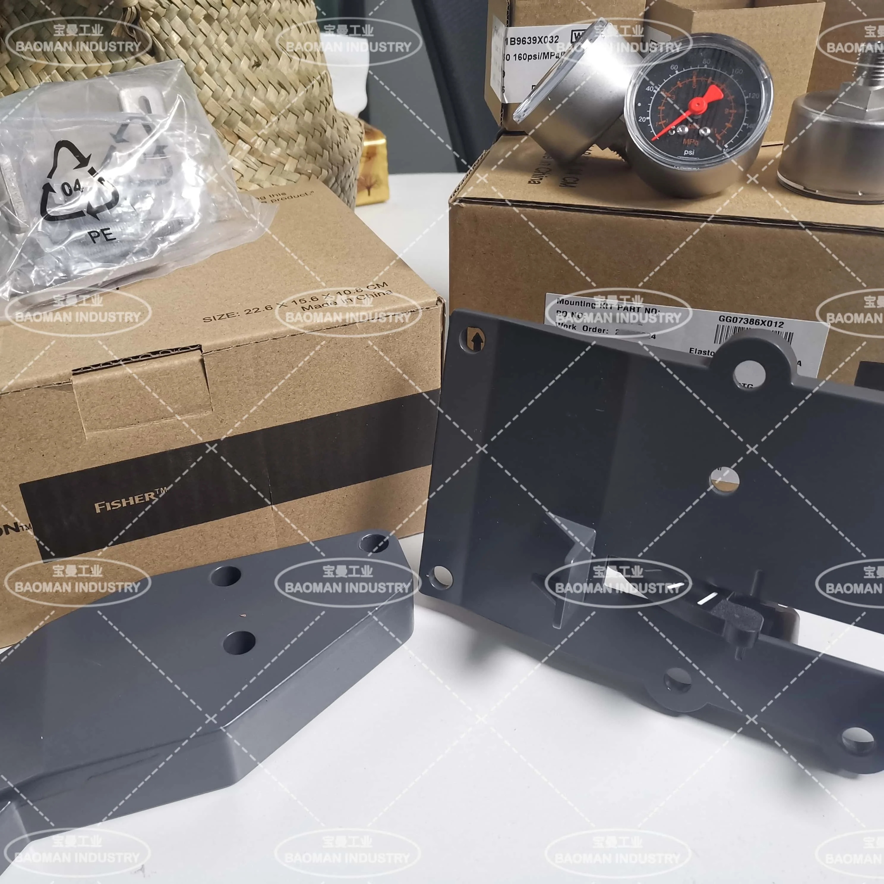 Emerson Fisher MTG-225-386309 DVC6200 Digital Valve Controller Mounting ...