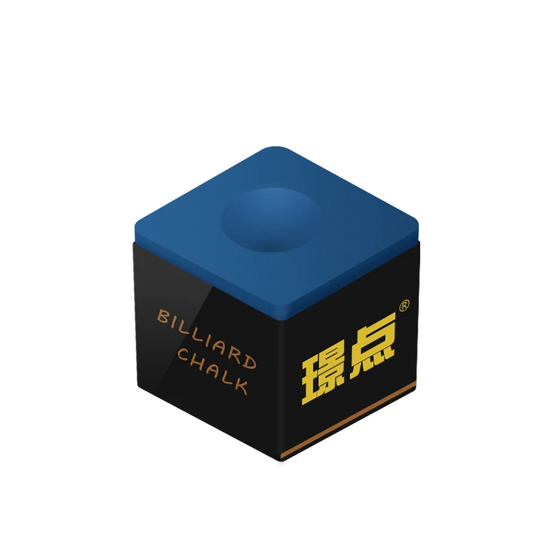 Jing Dian Professional Oily Blue Billiard Cue Chalk Easy To Powder ...