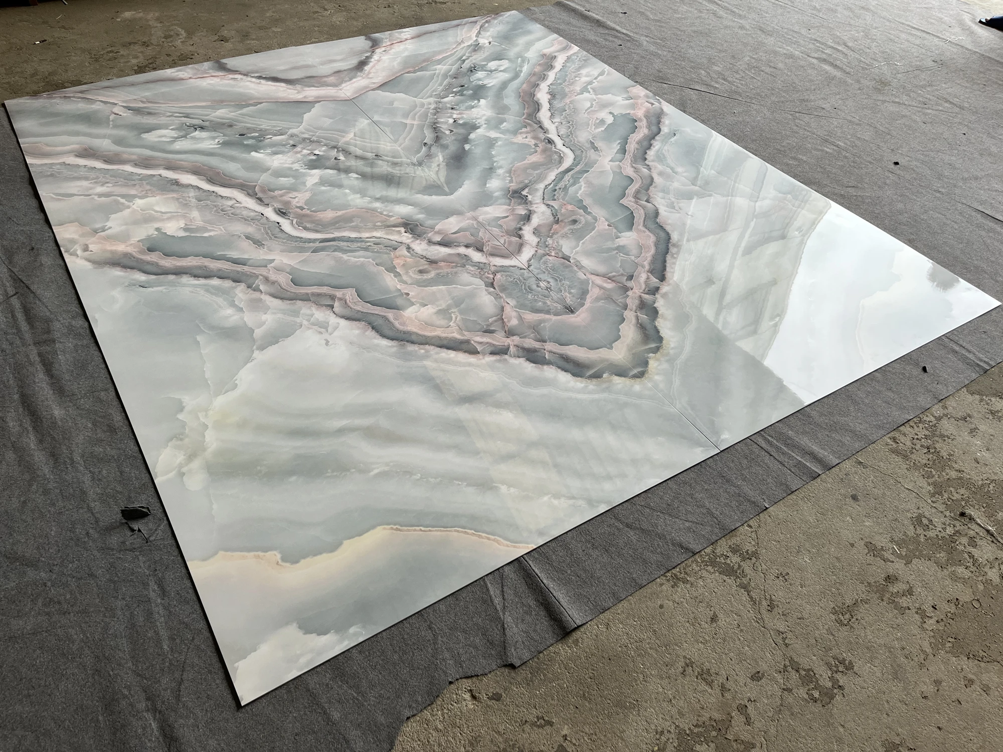 4X8 Ft PVC UV Marble Sheet - Durable Wall Panel Alternative