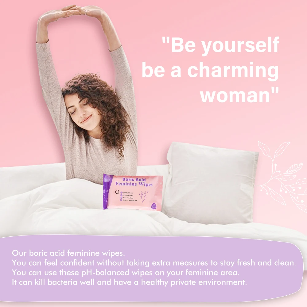 Organic Cotton Feminine Hygiene Wipes - Soft & Gentle