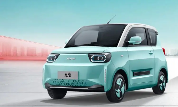 Beiqi Baw 4 Seats Mini Ev Electric Car Simple That Office Workers Like ...