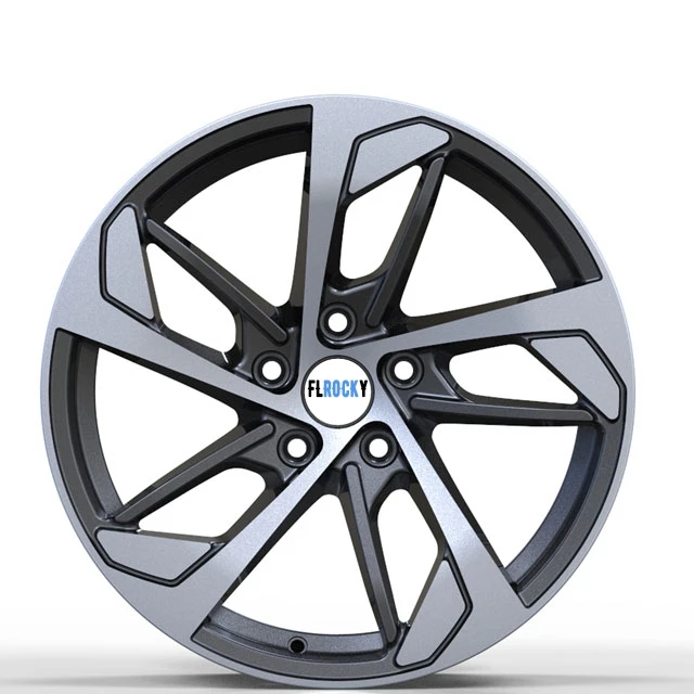 Flrocky Black Machined Face Passenger Car Wheels High Standard 17 19 20 ...