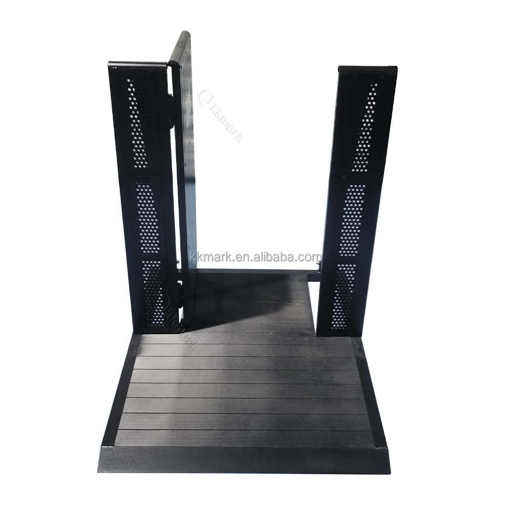 Temporary Aluminum Metal Folding Ventilated Safety Mobile Barriers ...