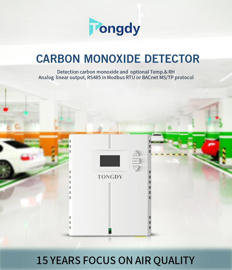 Tongdy CO Detector with OLED Temperature Display - Smart Air Quality ...