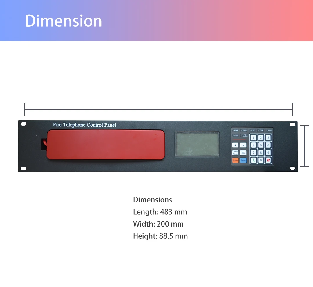 Tanda Fire Telephone Control Panel - Emergency Intercom