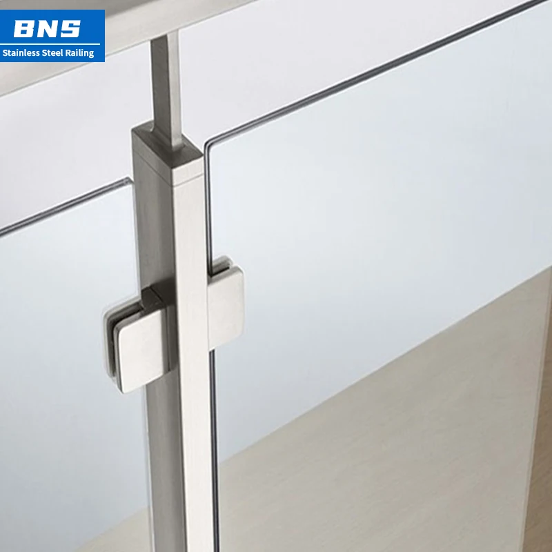 BNS Frameless Glass Railing Handrails - Modern & Durable