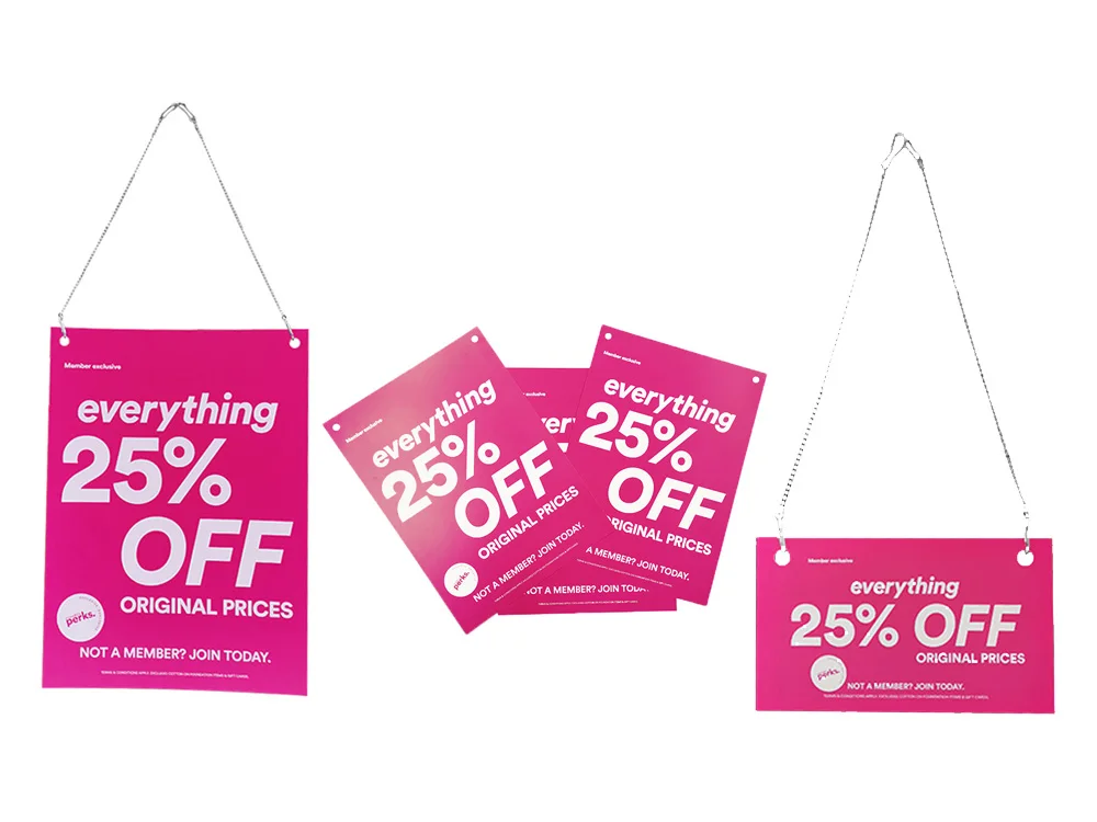 Promotional Retail Supermarket Aisle Hanging Sign Board - Custom Foam ...