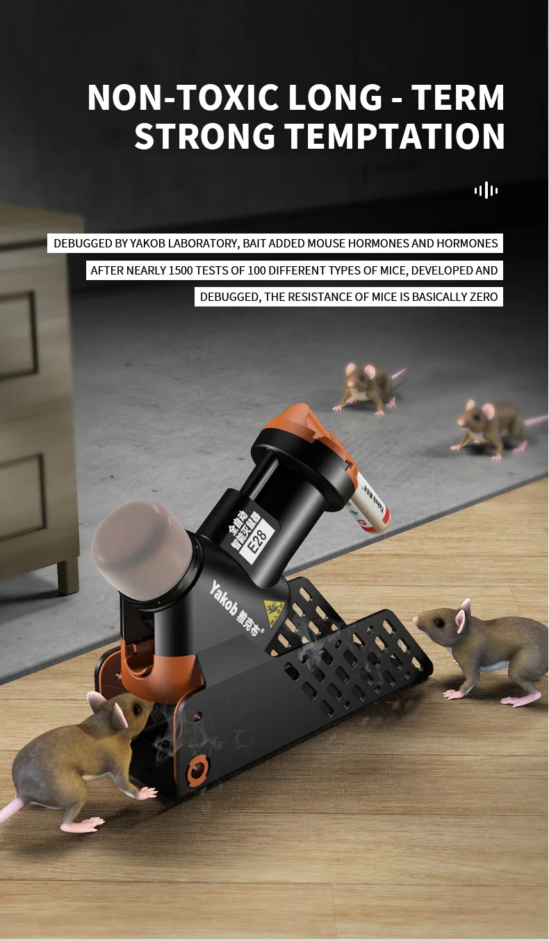 E28 Rodent Killer Gas Pressure Intelligent Automatic CO2 Mouse Trap