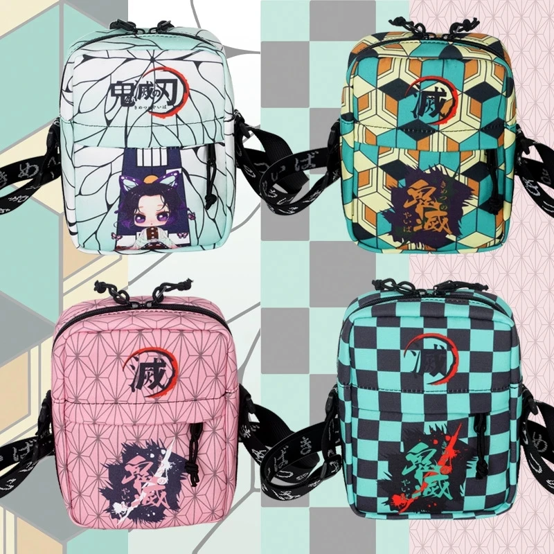 9 Styles Demon Slayer Kimetsu No Yaiba Mini Cartoon Anime Shoulder Bag ...