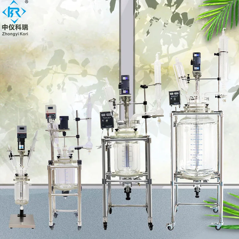Sf-50l Laboratory Crystallization Glass Reactor Distillation Kit With ...