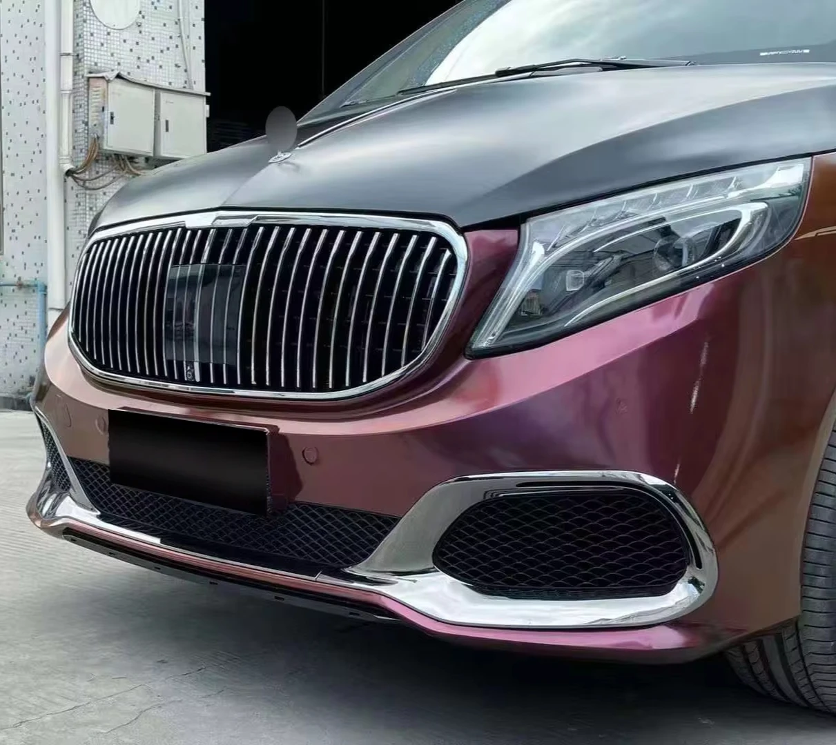 Auto Front Rear Bumper Assembly For Benz Vito V Class To 2021+ Mbh Body ...