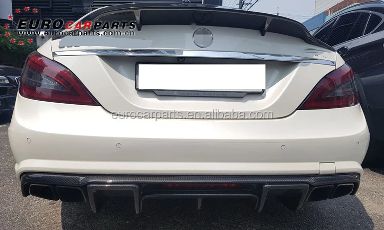 Cls63 Rear Diffuser Fit For Mb Cls-class Cls63 A-style To Rn Style ...