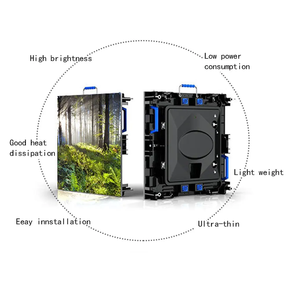 3D Billboard Outdoor Giant Video Wall Sign Board - P4 LED