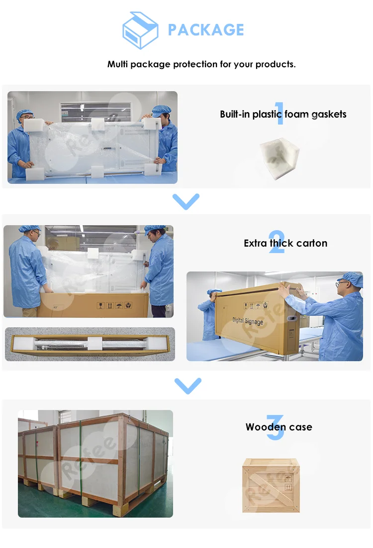 High Brightness Lcd Display Monitor Window Advertising Screen 3000 Nit ...