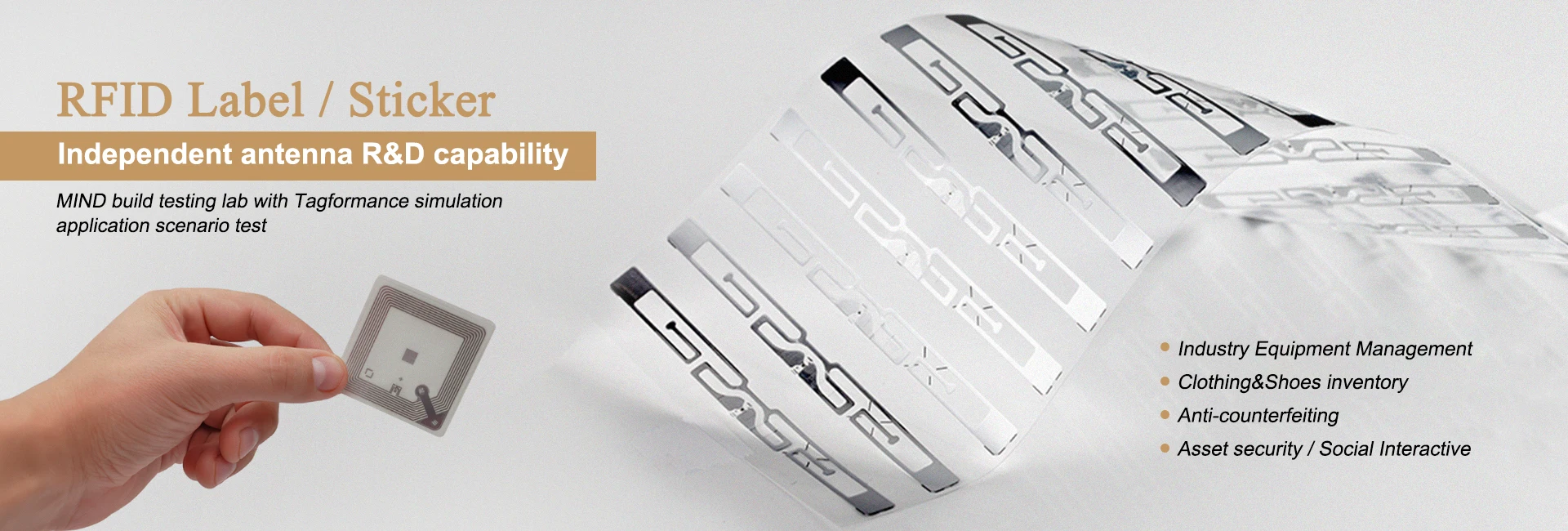 Factory Outlet Uhf Rfid Long Rang Tag Rfid Sticker Rfid Uhf Label Tag ...