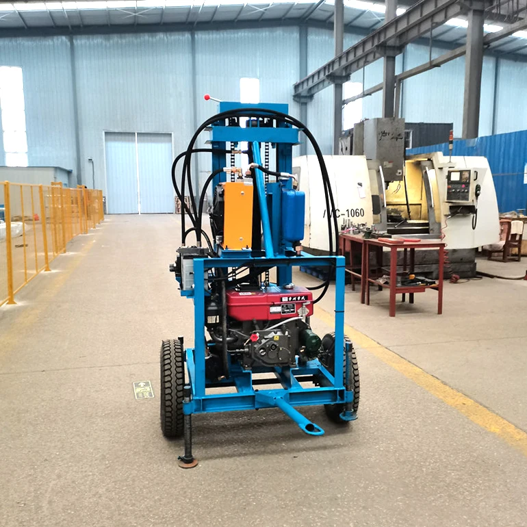 Diesel Water Well Drilling Rig 30m 50m 100m 150m 200m Mining Drilling ...