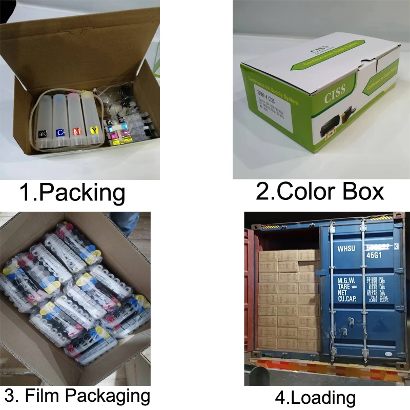 Universal For Epson T50 T60 1390 1400 1410 P50 Printer Ciss Ink System Continuous Ink Supply ...