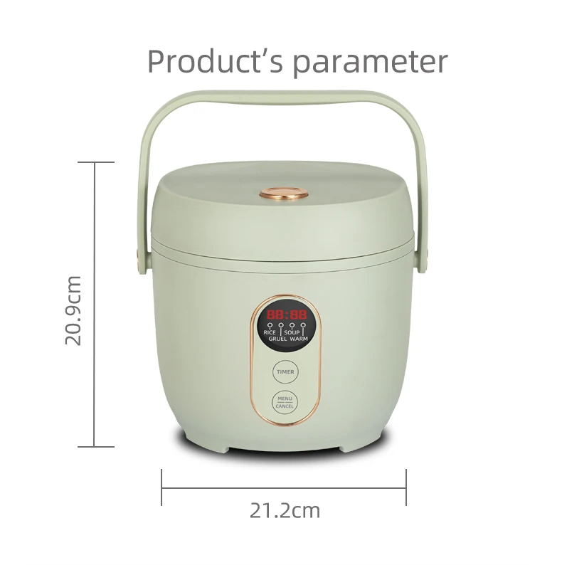 green 0.8L Digital Rice Cooker Electric Multi Kitchen CE Rice Cooker ...