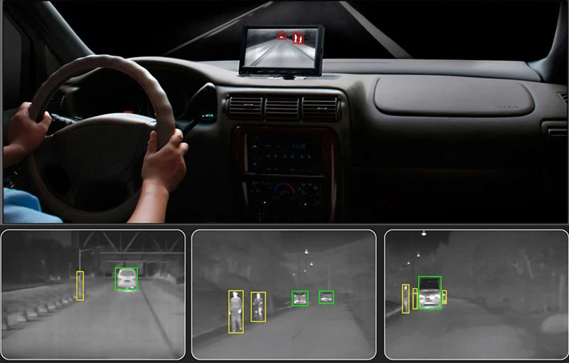 IP67 Car Vehicle Mounted AI Recognition Infrared Camera