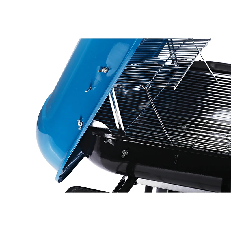 Portable Charcoal Grill With Dual Ventilation System For Benchtop Large ...