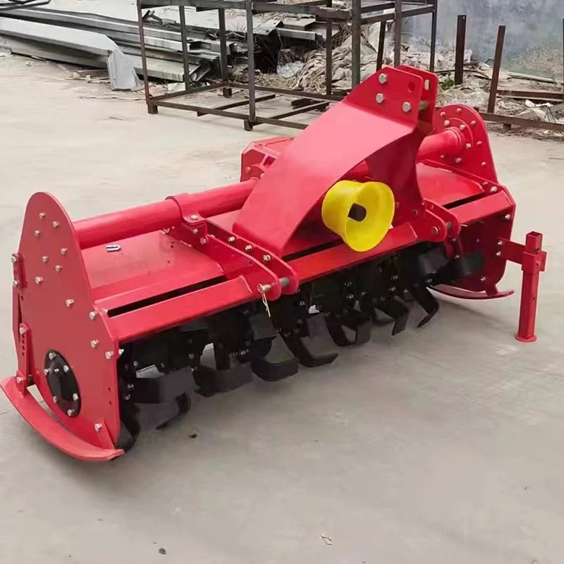 3 Point PTO Drive Rotary Cultivator Rotavator, Farm Soil Rotary Tiller ...