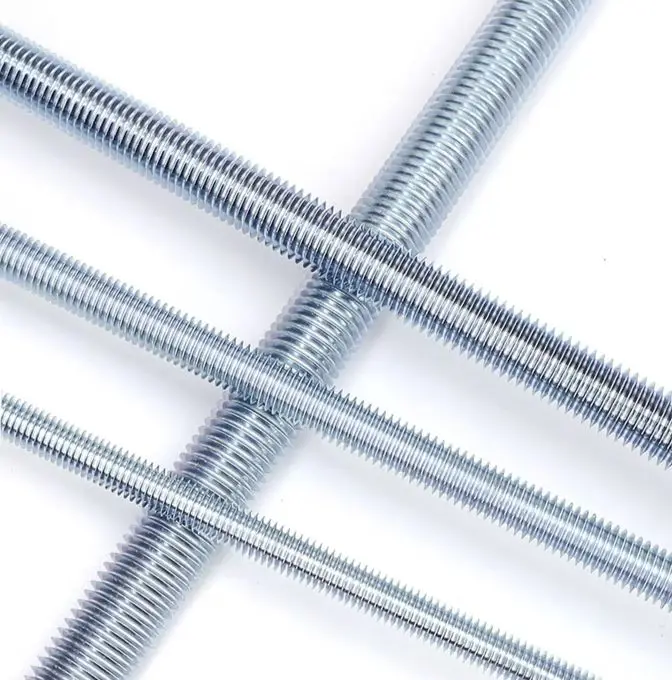 Threaded Bar Grade 4.8 Galvanized Carbon Steel Gi Stud Threaded Rod ...