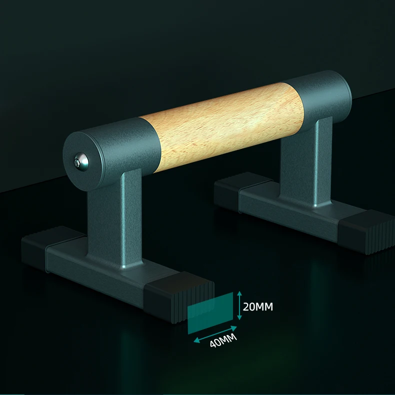 Push-up Stand Wood Pushup Bars Wooden Parallettes Push up Handle Stands ...